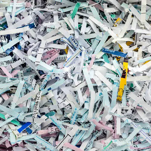 shredded paper